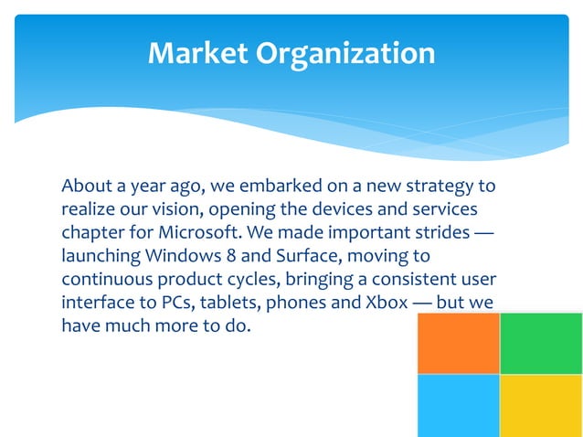 Marketing plan of microsoft | PPTX