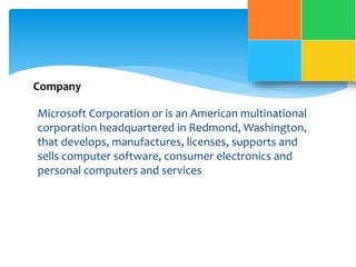 Marketing plan of microsoft | PPTX