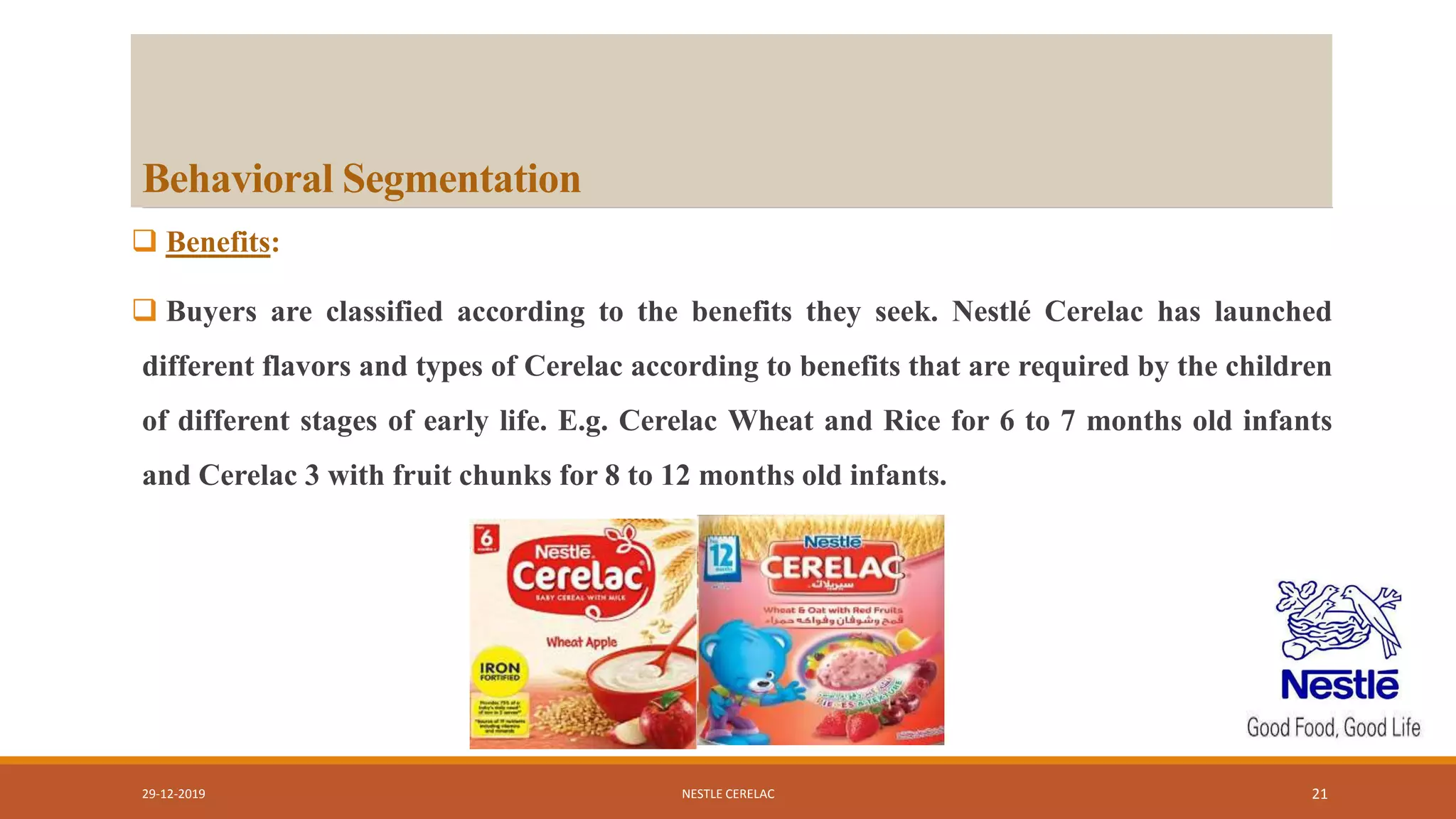 Marketing plan of nestle cerelac ppt | PPTX