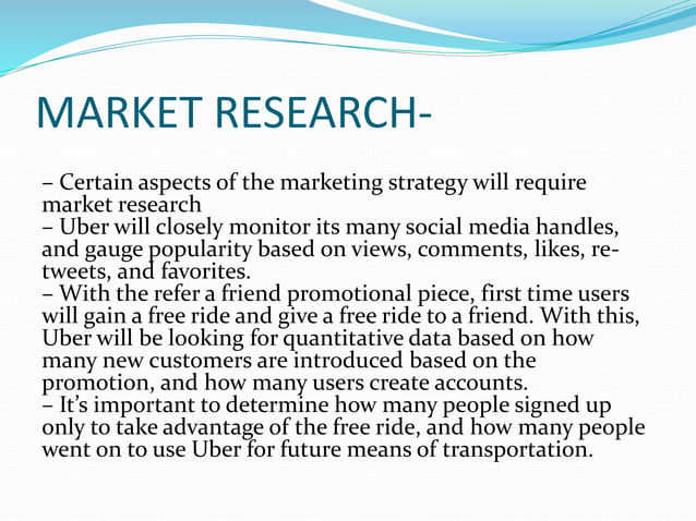 Marketing plan of uber | PPTX