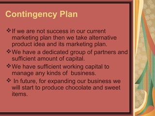 Marketing plan on jsspnk cake pop. | PPT