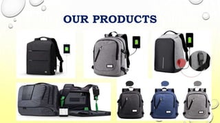 Marketing plan on smart backpack | PPTX