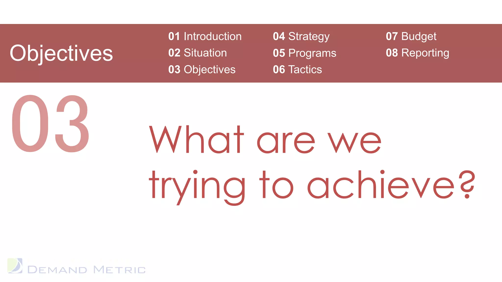 Marketing Plan Presentation Template | PDF