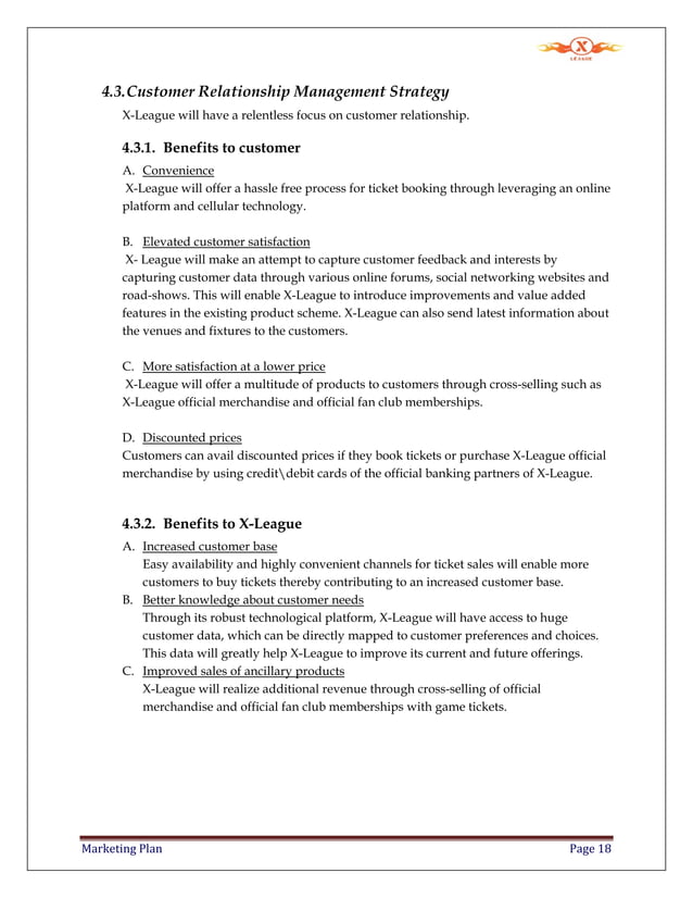 Marketing plan - x-league - football / soccer (Pre #HeroISL, # ...