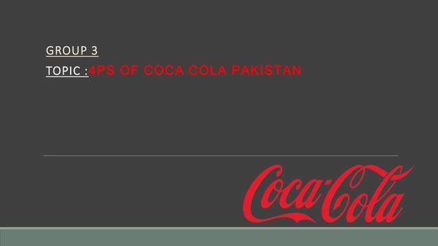 The 4Ps of Coca Cola (Marketing presentation) | PPTX | Advertising ...