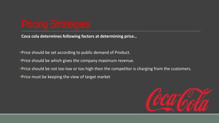 The 4Ps of Coca Cola (Marketing presentation) | PPTX