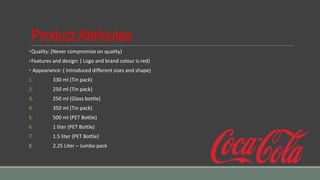 The 4Ps of Coca Cola (Marketing presentation) | PPTX