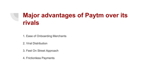 PAYTM Business model | PPTX