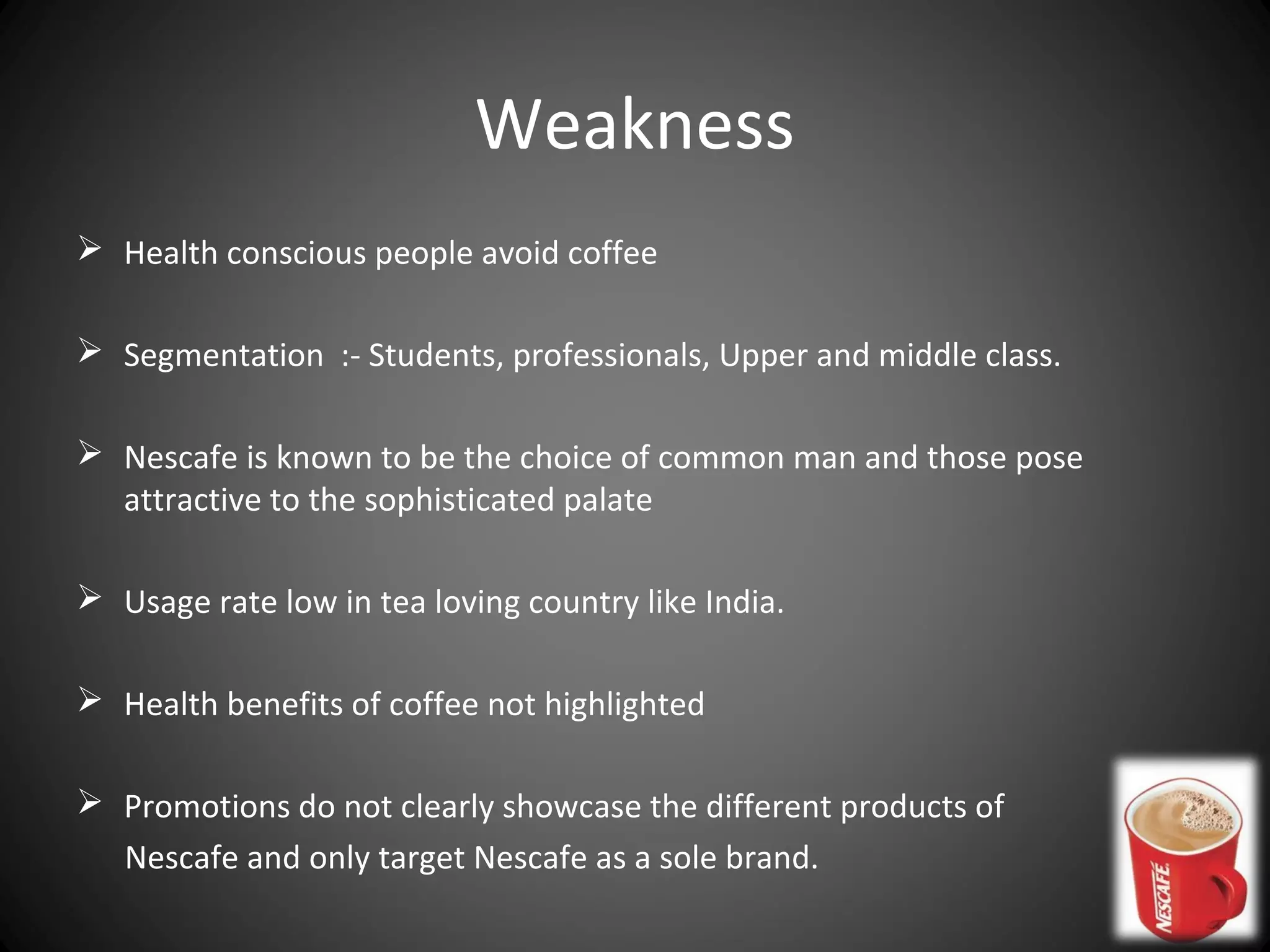 Nescafe SWOT | PPT