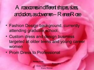 Marketing Ppt Renee Rose 2003[1] | PPT