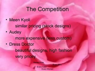 Marketing Ppt Renee Rose 2003[1] | PPT