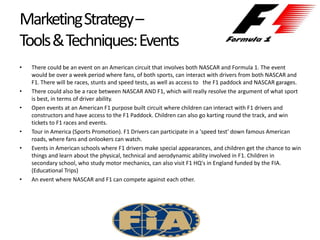 Marketing & PR - F1 Development Presentation | PPTX