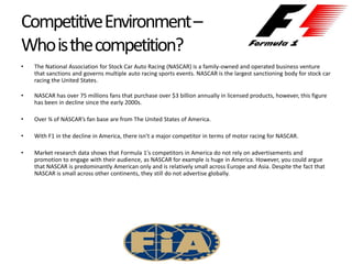 Marketing & PR - F1 Development Presentation | PPT