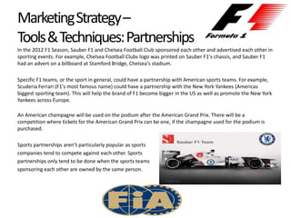 Marketing & PR - F1 Development Presentation | PPTX