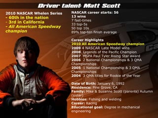Matt Scott Racing | PPT