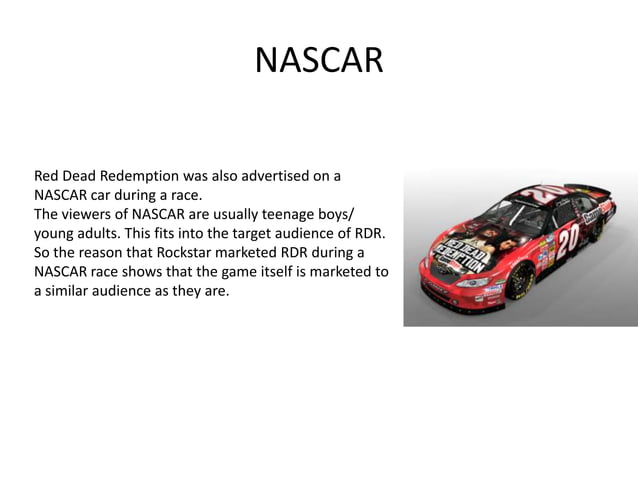 Marketing of RDR | PPTX | Racing Video Games | Video Game Genres