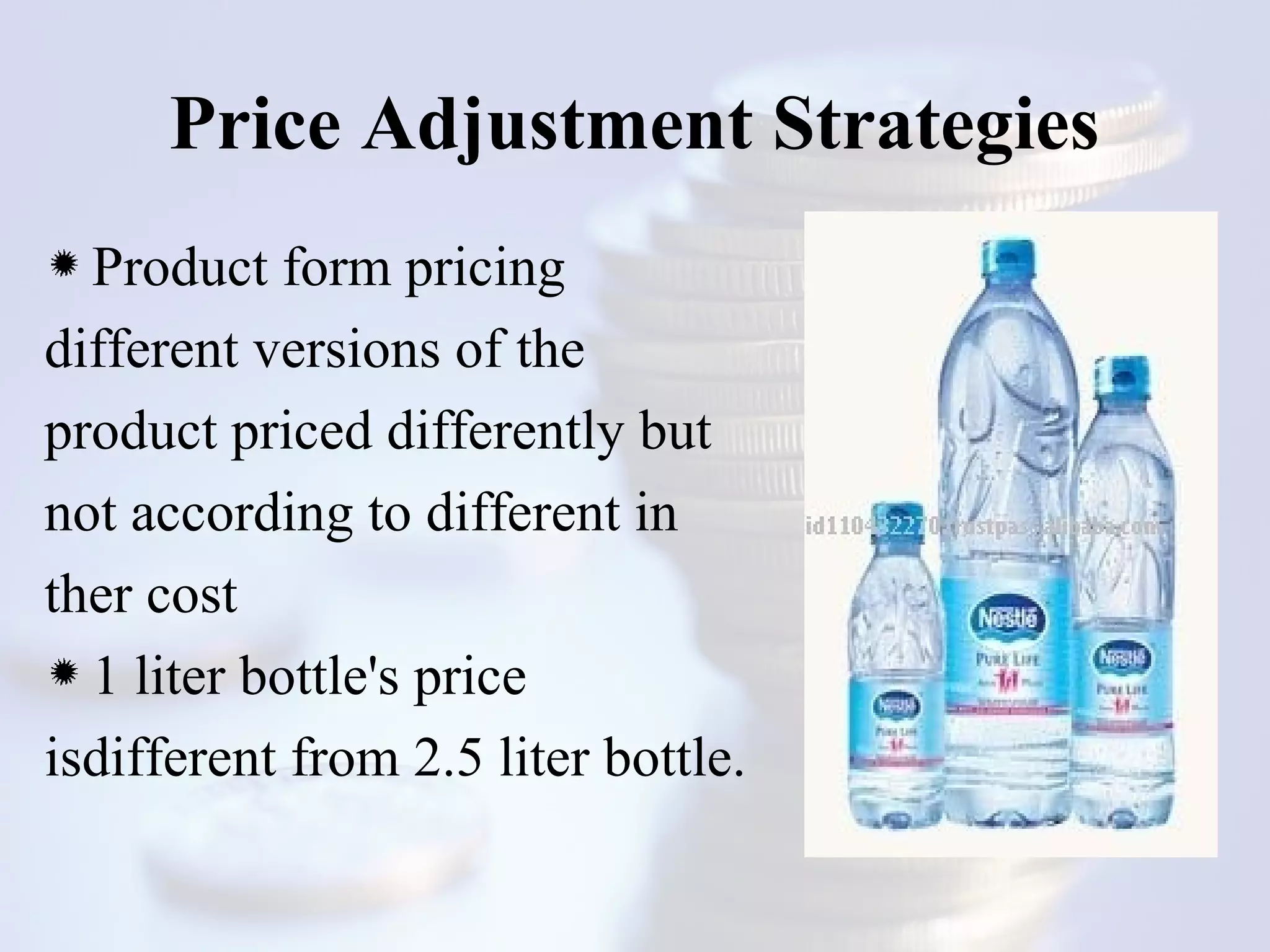 Pricce Adjustment strategies Presentation | PPT