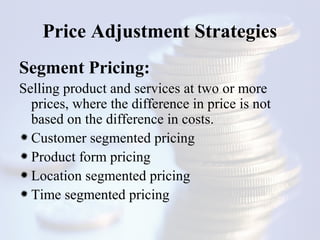 Pricce Adjustment strategies Presentation | PPT