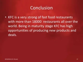 kentucky fried chicken ,Marketing presentation | PPTX