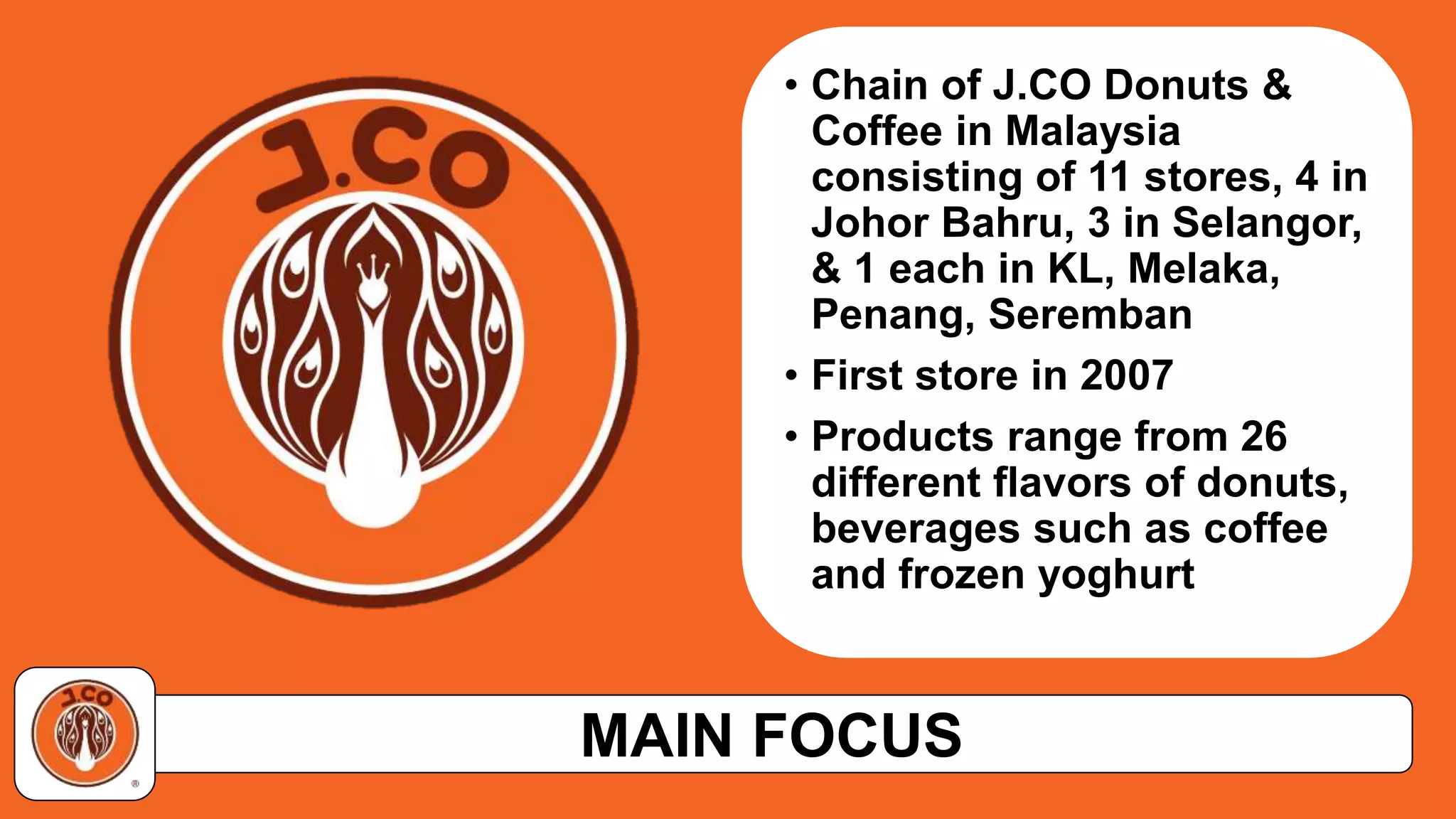 J.CO Donut & Coffee Marketing Presentation | PPTX