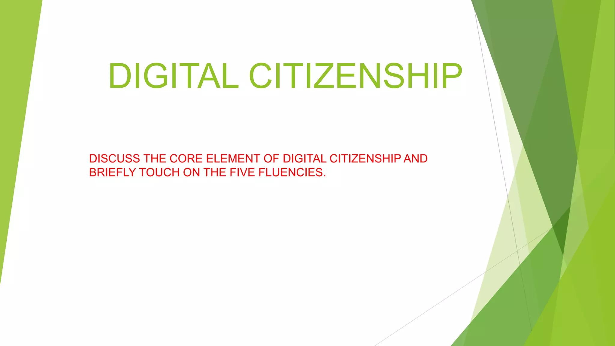 digital citizenship | PPTX