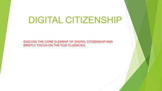 digital citizenship | PPTX