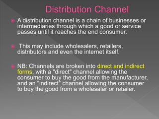 Marketing presentation on Distribution | PPTX
