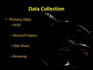 Marketing Strategies of AUDI with marketing mix | PPTX