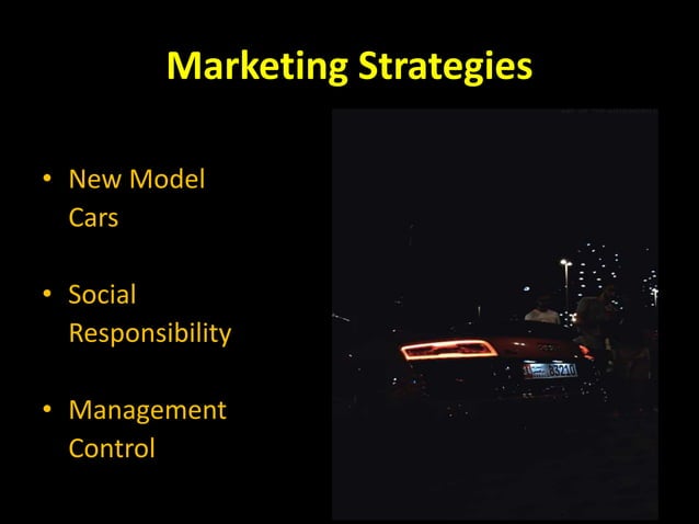 Marketing Strategies of AUDI with marketing mix | PPTX