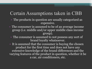 Presentation on Complex Buying Behavior (CBB) | PPT