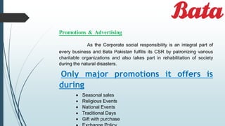 The 4Ps of Bata (Marketing presentation) | PPTX