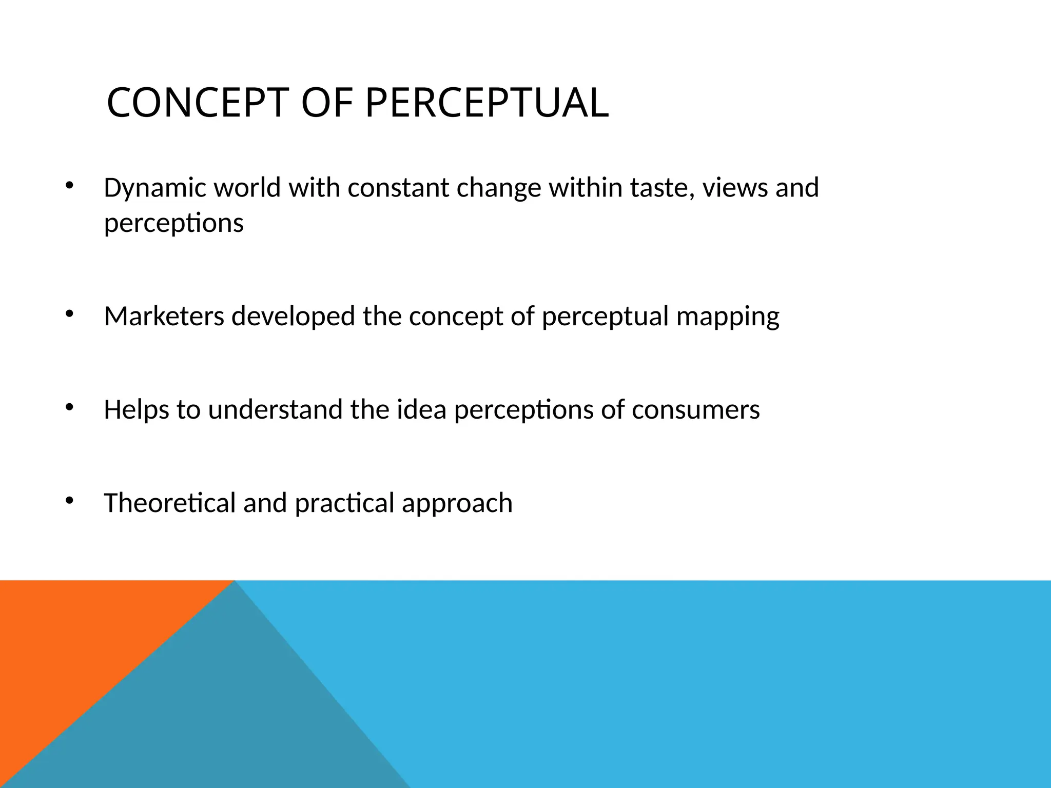 the process of making and interpreting a perceptual map | PPTX