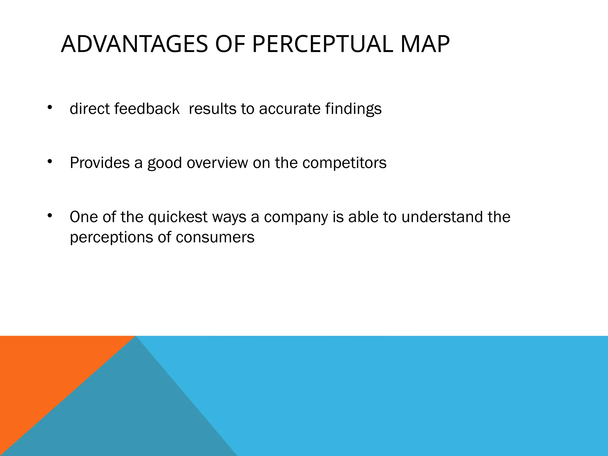 the process of making and interpreting a perceptual map | PPT