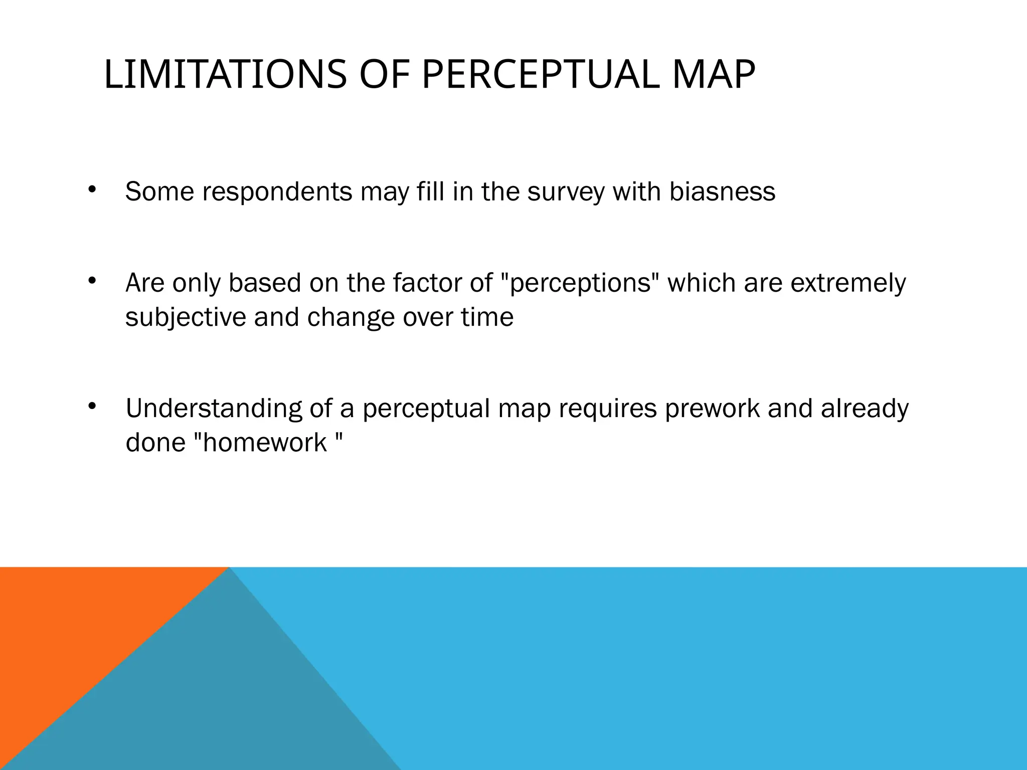 the process of making and interpreting a perceptual map | PPT