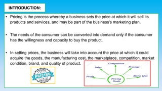 Pricing methods and strategies | PPTX