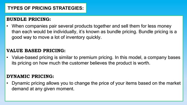 Pricing methods and strategies | PPTX