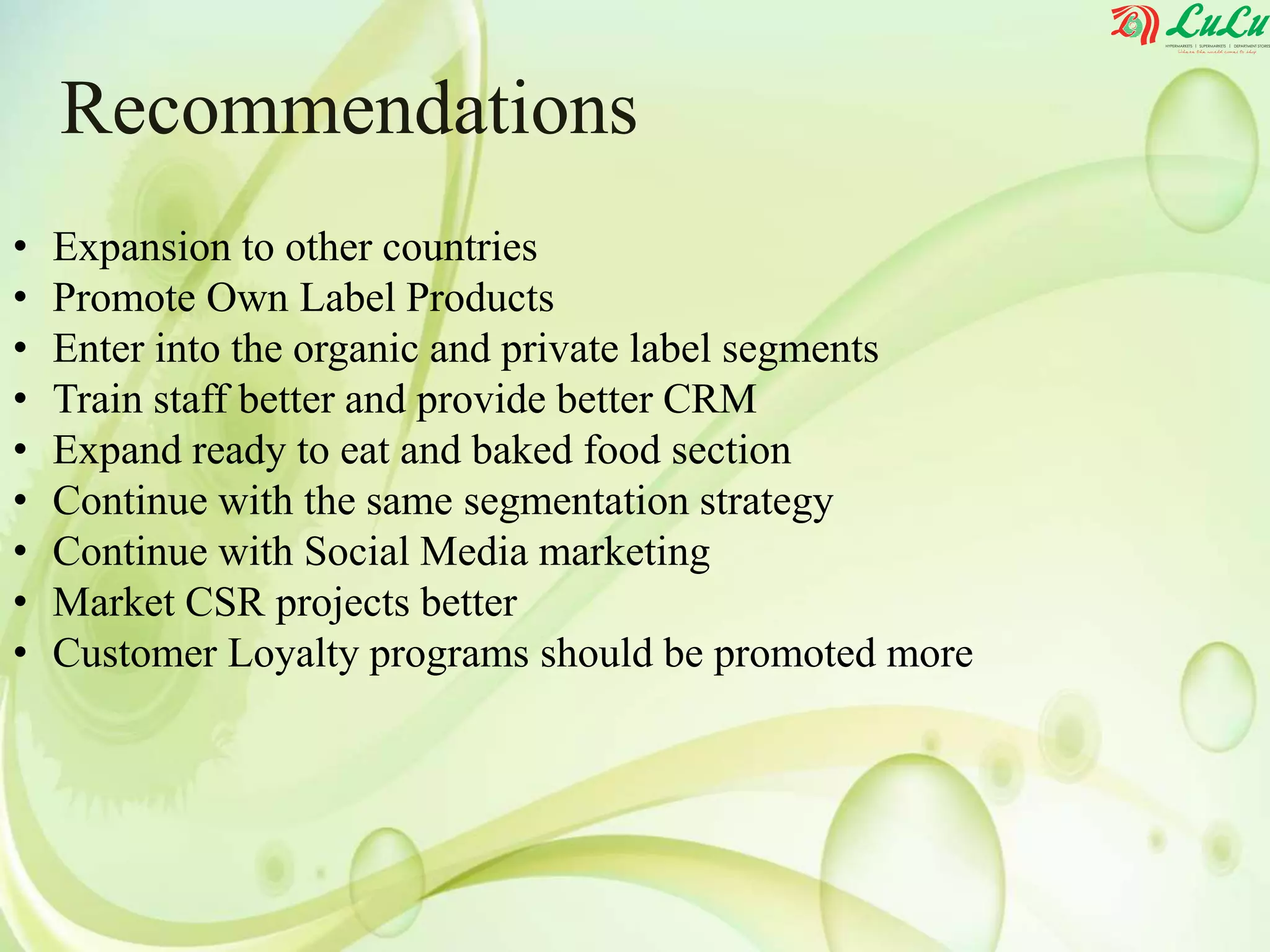 Marketing research- lulu hypermarket | PPTX