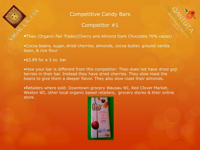 Marketing principles viracocha - candy bar project | PPT