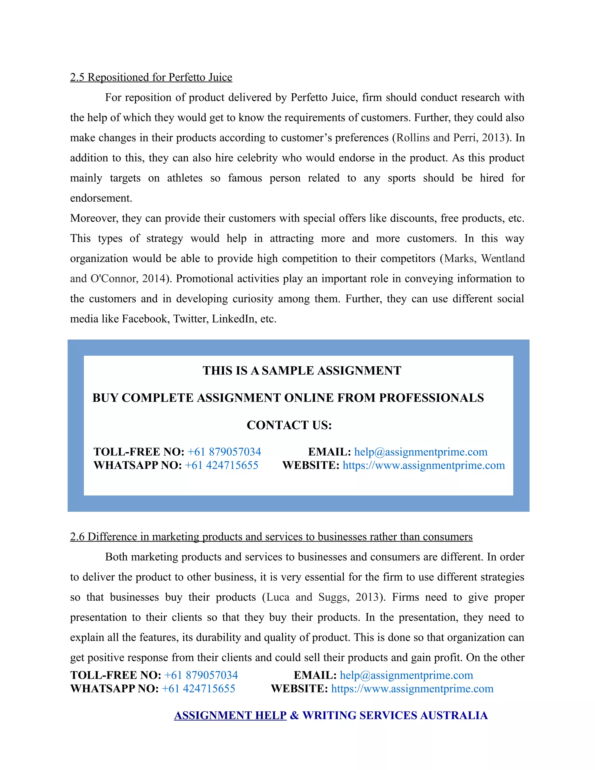 Marketing Principles Sample Assignment - Assignment Prime Australia | PDF