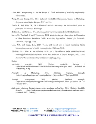 Marketing Principles Sample Assignment - Assignment Prime Australia | PDF