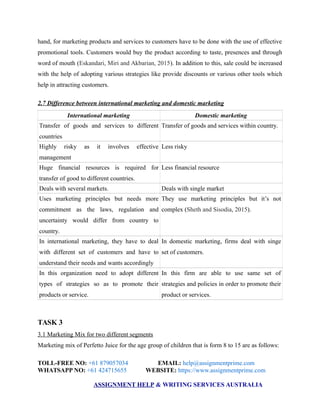 Marketing Principles Sample Assignment - Assignment Prime Australia | PDF