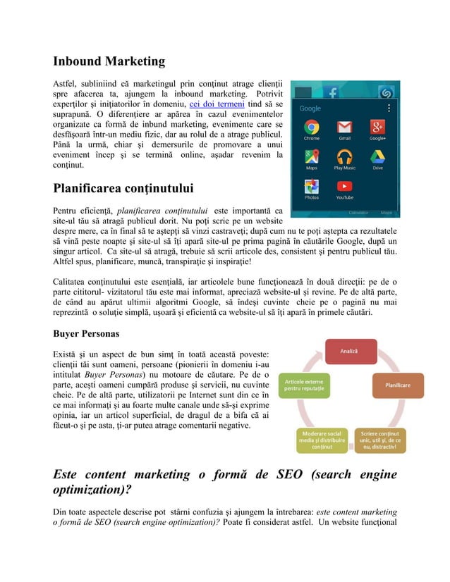 De ce marketing prin continut | PDF