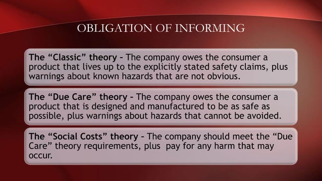 Marketing & product safety | PPT