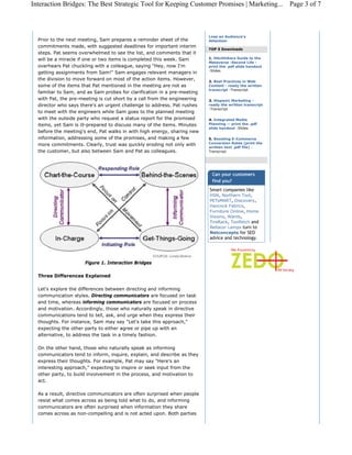Interaction Bridges: Strategic Tool for Keeping Customer Promises | PDF ...