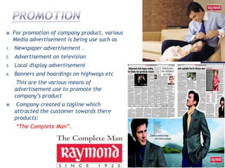 Marketing project on Raymond | PPTX