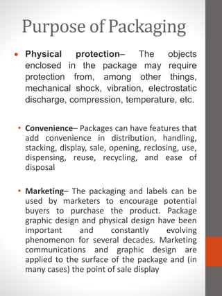 Marketing - Packaging Project CBSE | PPTX