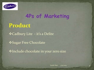 Cadbury - New Product Launch | PPTX