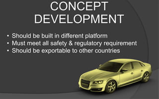 new product development of car | PPTX