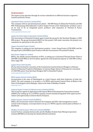 Jaypee Cement Ltd. | PDF