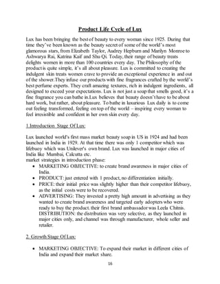 Lux Marketing Mix | DOCX